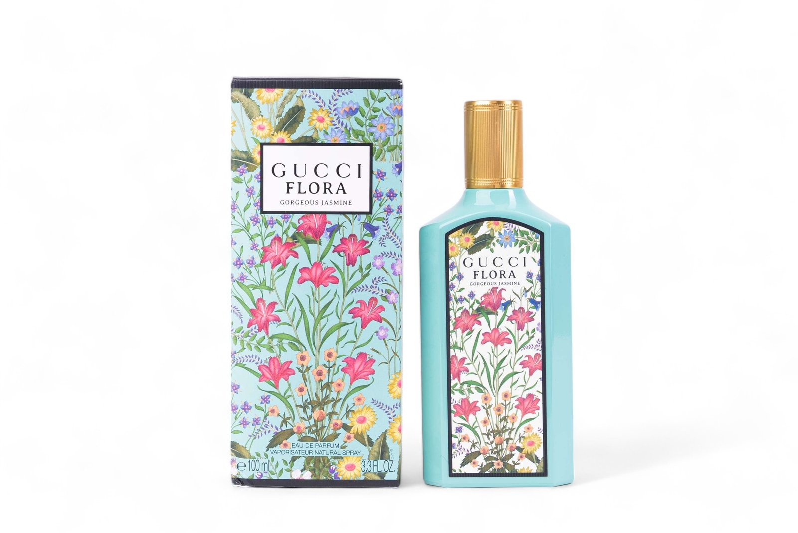 Gucci flora gorgeous jasmine edp 100ml - טיבה פארם